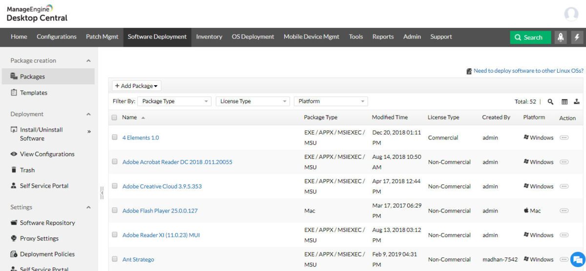 Desktop Central : LeadPro