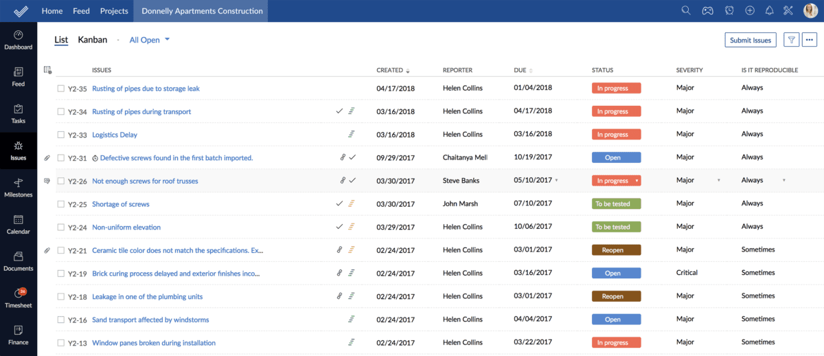 ZOHO PROJECTS : Leadpro