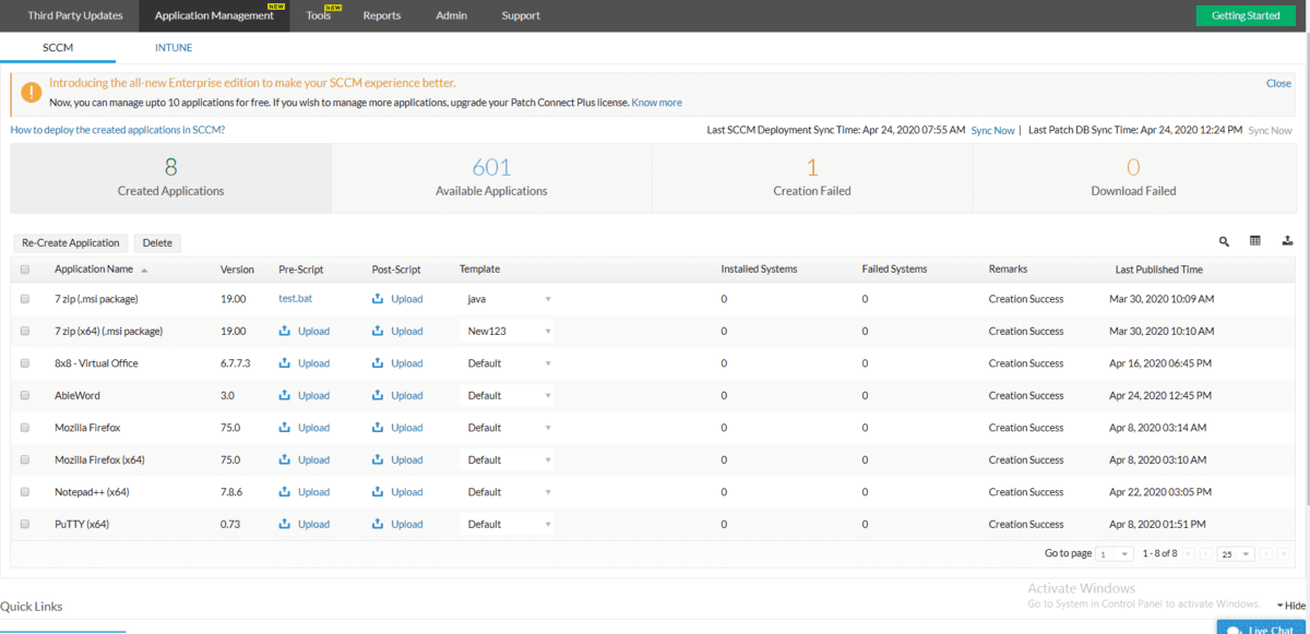 Manage Engine Patch Connect Plus : LeadPro