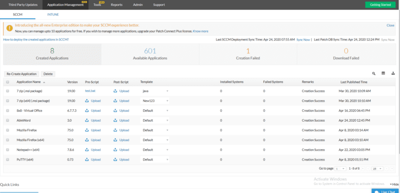 Manage Engine Patch Connect Plus : LeadPro
