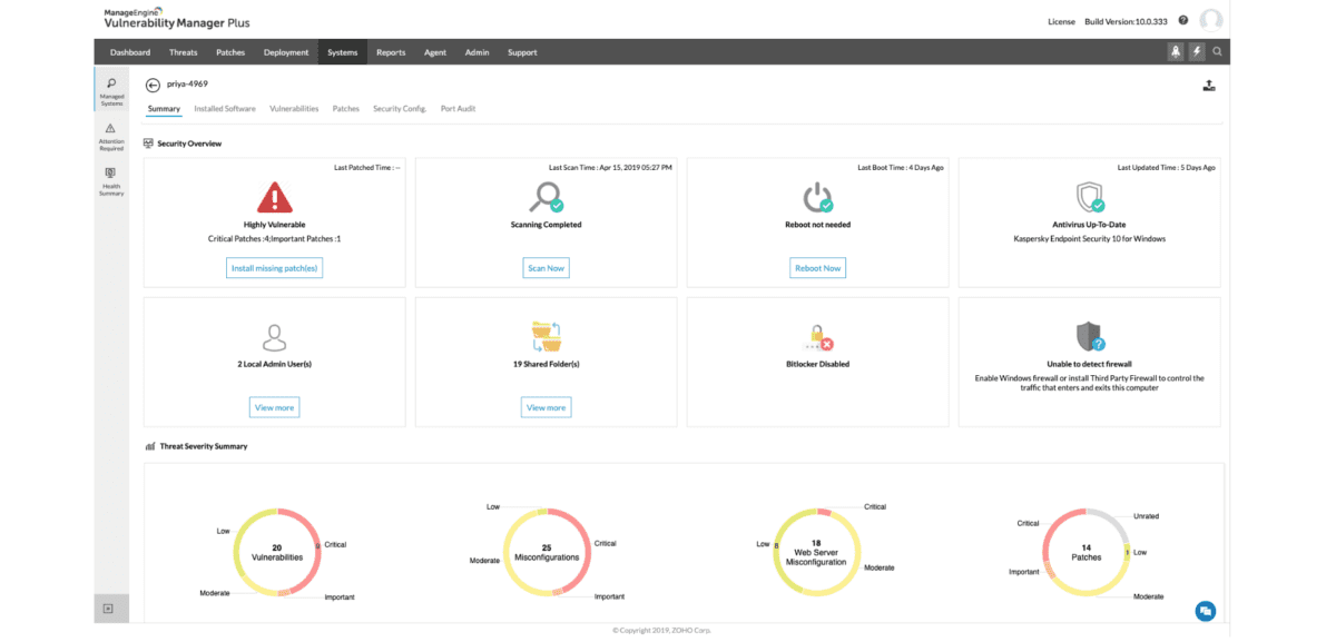 Vulnerability Manager Plus - LeadPro