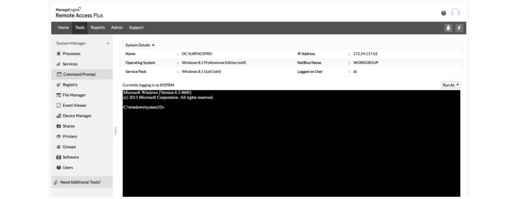 ManageEngine Remote Access Plus
